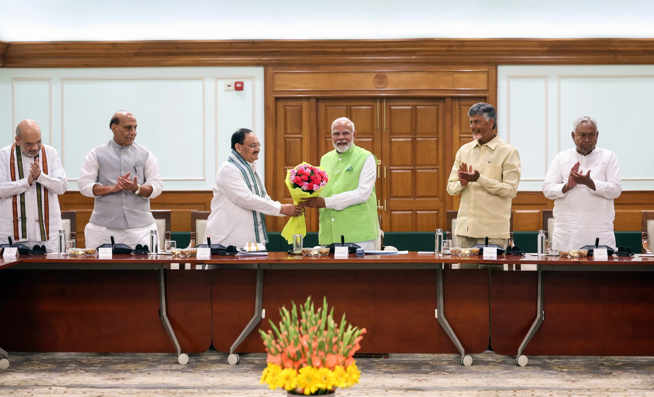 NDA unanimously elects Narendra Modi as alliance leader - Greater Kashmir