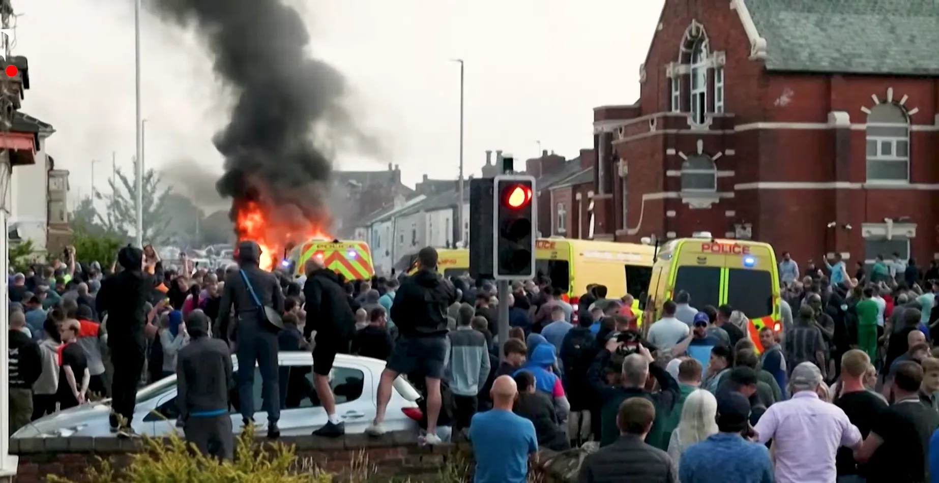 Muslims in UK fearful as far-right riots spread across country ...